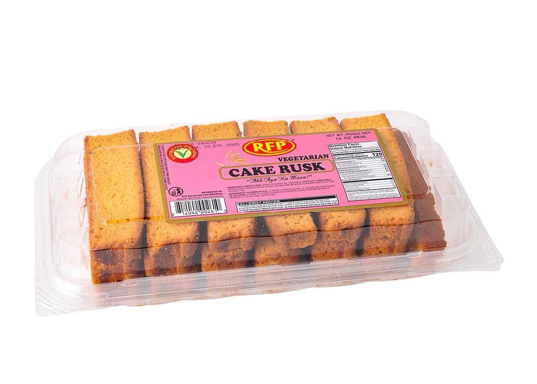 Rfp vegetarian cake rusk | eggless bakery snacks – Kashmir Crown Bakery