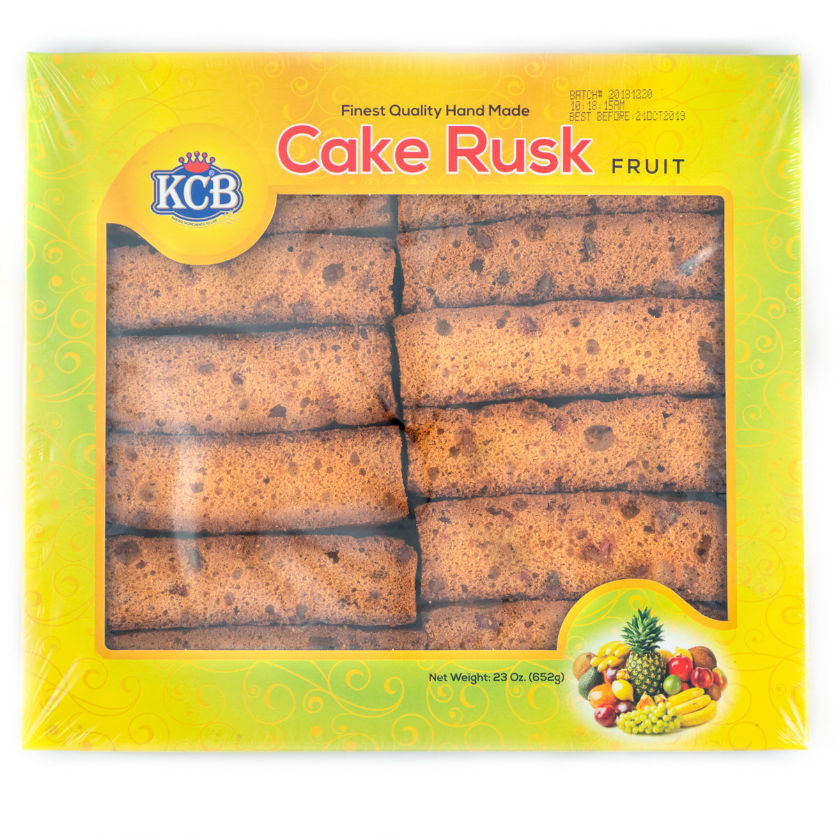 KCB Fruit Cake Rusk – Kashmir Crown Bakery