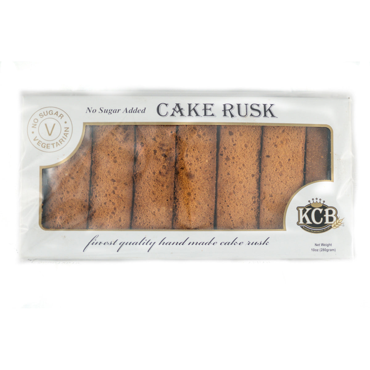 KCB No Sugar Added Vegetarian Cake Rusk – Kashmir Crown Bakery