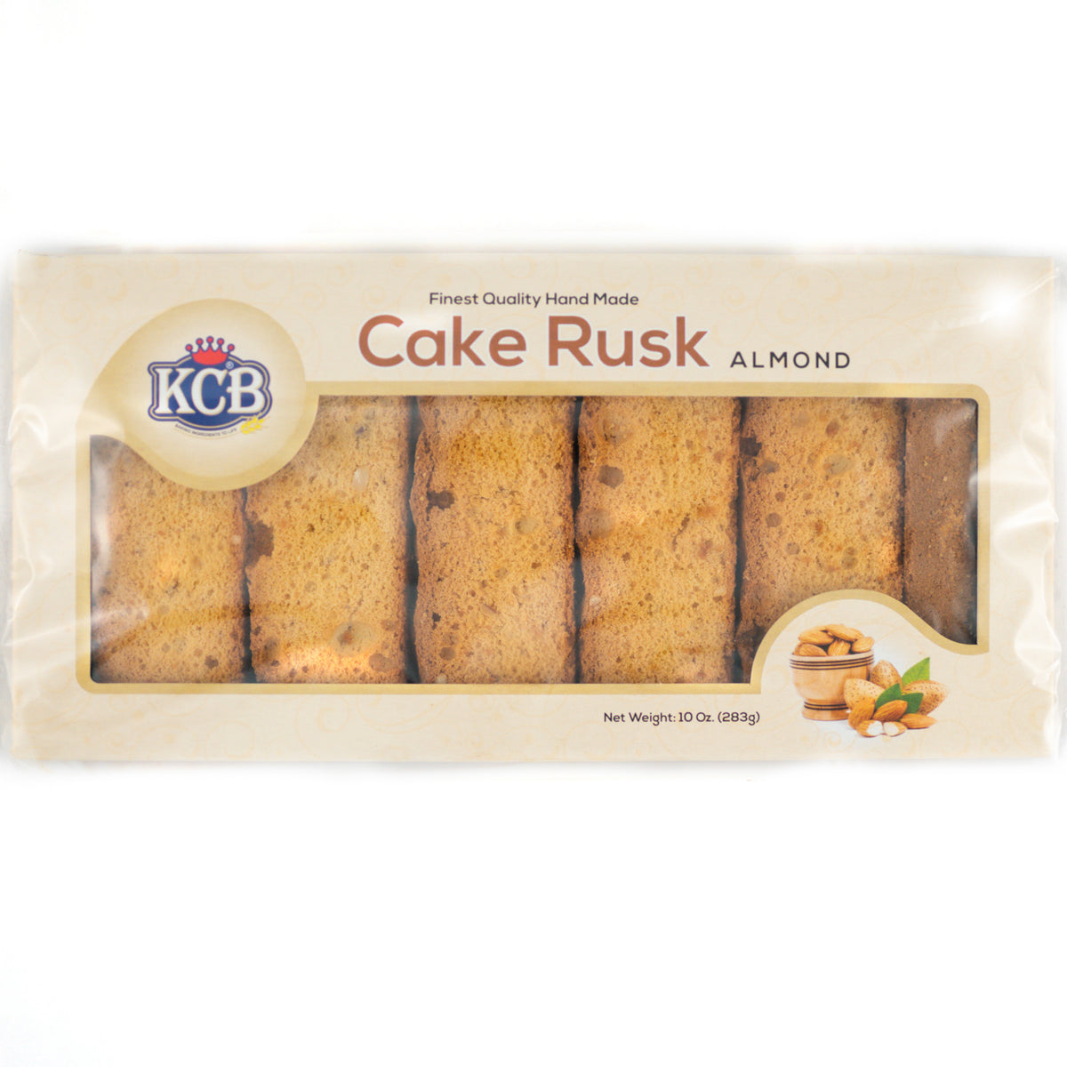 KCB Almond Cake Rusk – Kashmir Crown Bakery